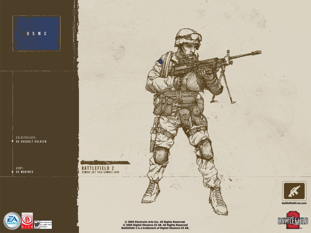 Battlefield 2 - USMC Soldier - BF-Games.net