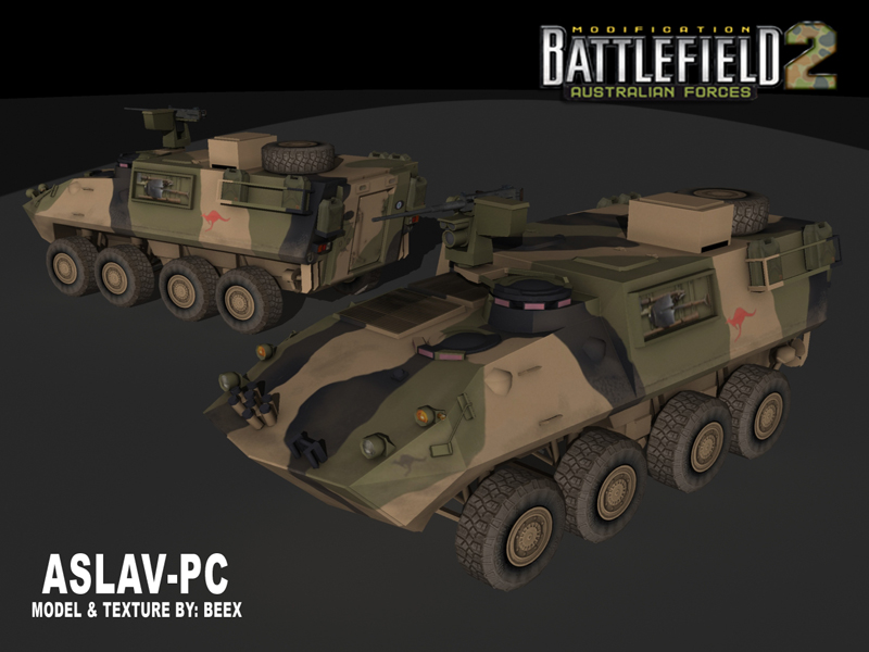 Australian Forces: ASLAV-PC mit Skin - BF-Games.net