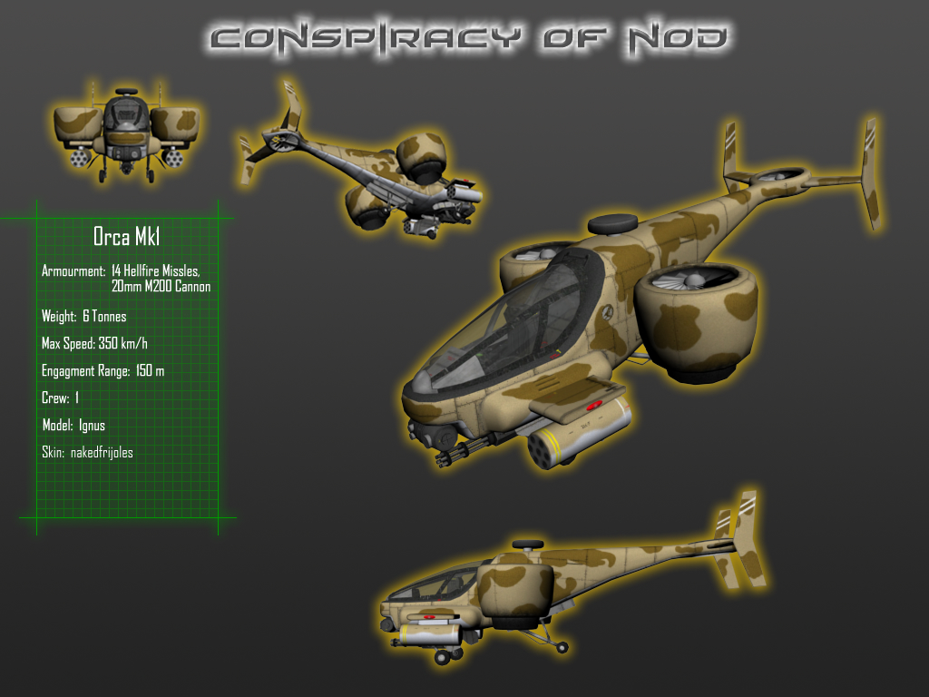Conspiracy of Nod: GDI Orca - BF-Games.net