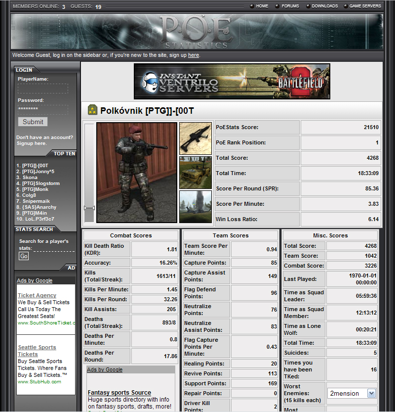 PoE: Stats und Statics - BF-Games.net