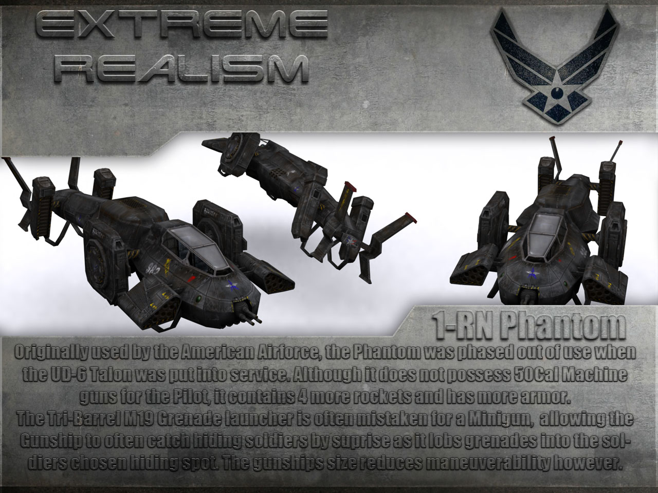 Extreme Realism: V19, AIFV-7 Solomon und 1-RN Phantom - BF-Games.net