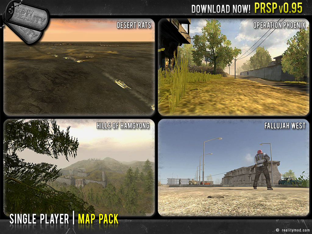 Release: Project Reality 0.95 Singleplayer Pack mit 15 Maps - BF-Games.net